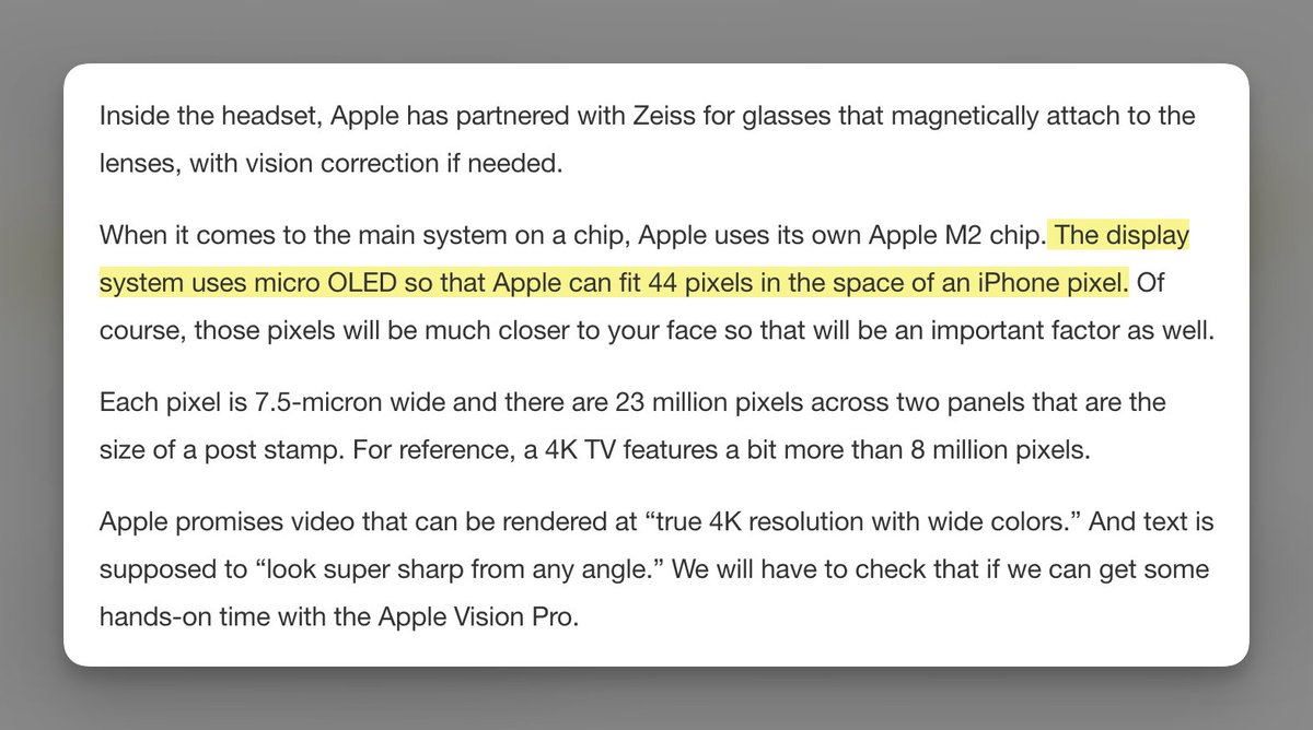 Apple Vision Pro looks like a Blue light hellhole Will be interesting ...