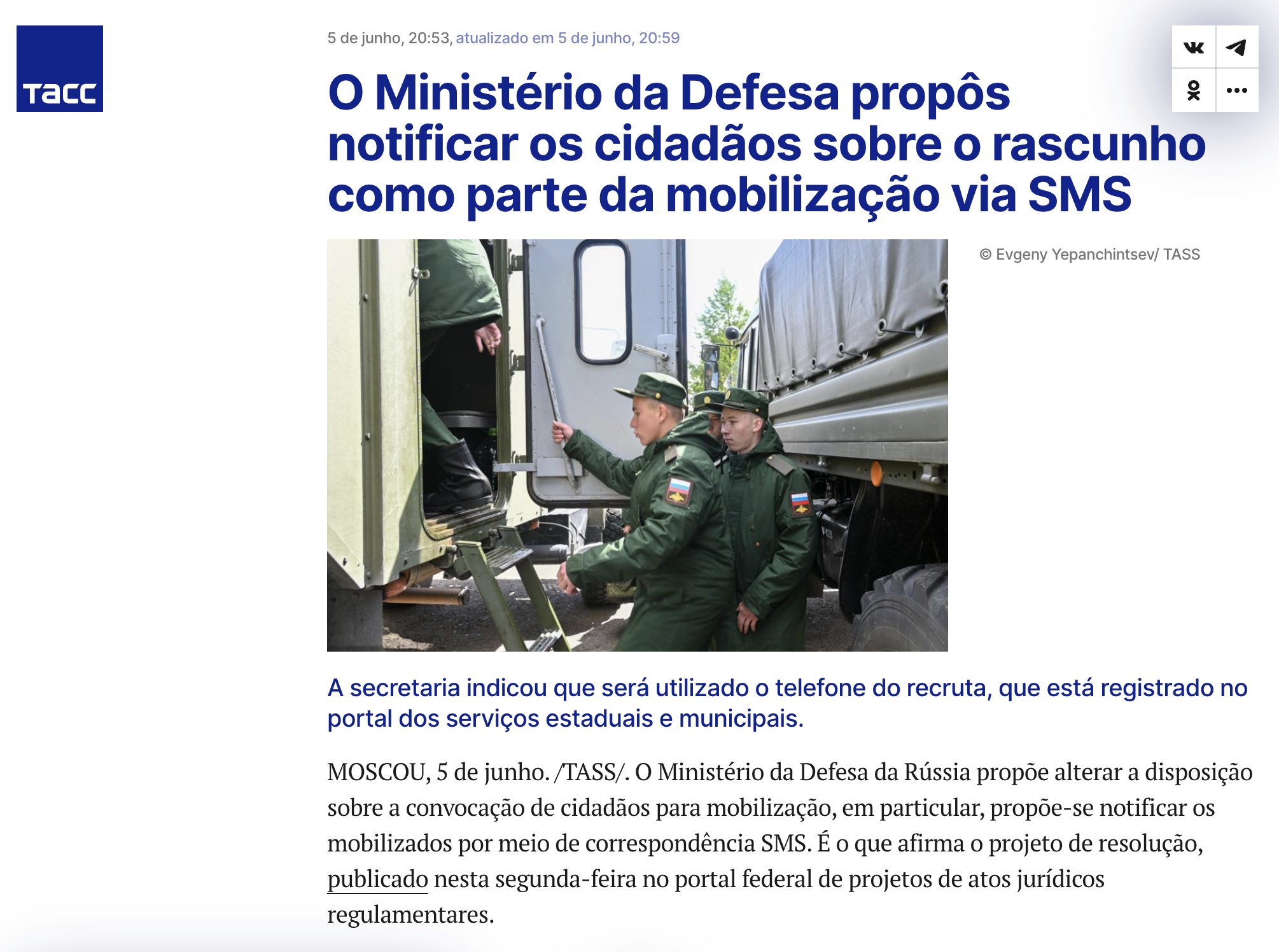 Hoje no Mundo Militar on Twitter: "@GersaoMachado A mensagem será recebida na mesma. Neste caso ...