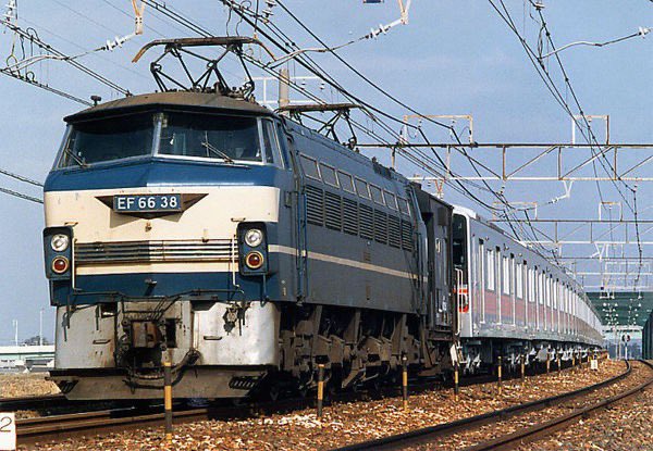 おざよう on Twitter: "#EF66の日 甲種輸送くくり ①EF66-38牽引 相模鉄道車 ②EF66-36牽引 南海2000系＋ラピート50000系 ③試験塗装機EF66-20牽引 ...