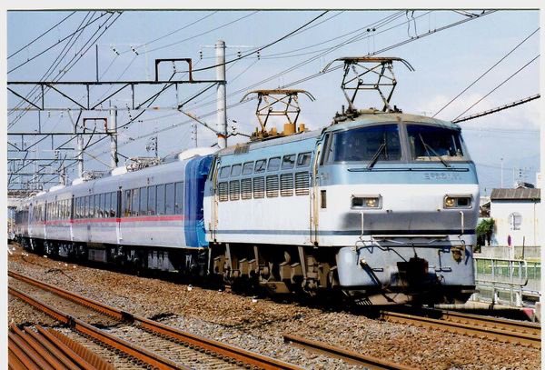 おざよう on Twitter: "#EF66の日 甲種輸送くくり ①EF66-38牽引 相模鉄道車 ②EF66-36牽引 南海2000系＋ラピート50000系 ③試験塗装機EF66-20牽引 ...