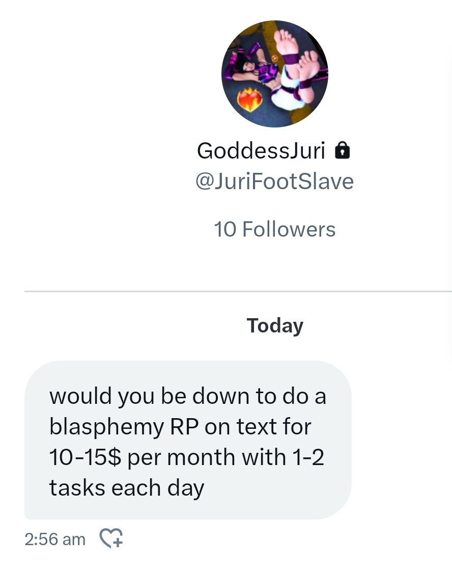 Goddess Mina - 2DFD on Twitter: "60 tasks a month for $10 GET FUCKING REAL 🤣 That doesn't even ...