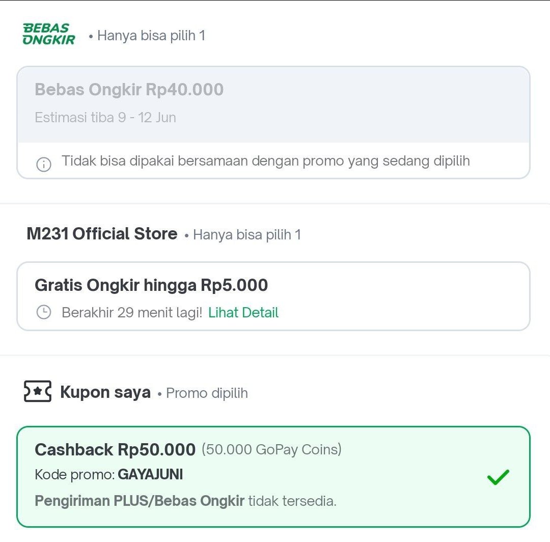 Pejuang Promo 🦸‍♂️ on Twitter: "Cashback 50% s/d 50k | Tokopedia Kode Promo: GAYAJUNI *Min ...
