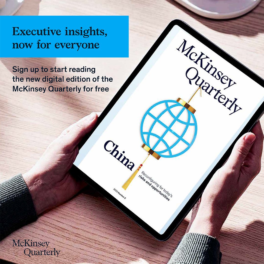 McKinsey & Company on Twitter: "Discover the immersive digital edition of the McKinsey Quarterly ...
