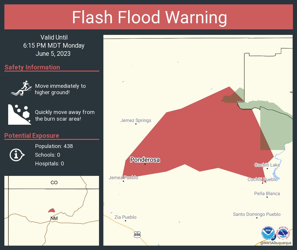 Nwsflashflood On Twitter Flash Flood Warning Continues For Ponderosa