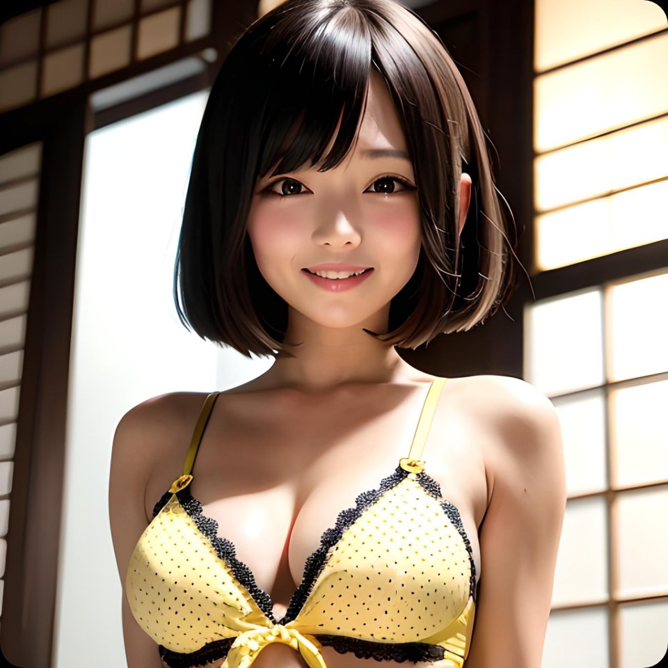 ひ＠Dカップ専門AI術士見習い on Twitter: "「おはよ。今日はドットのブラにしようと思ってるんだけど、どれがいいかな？」 #AIart #AI美少女 #AIグラビア"