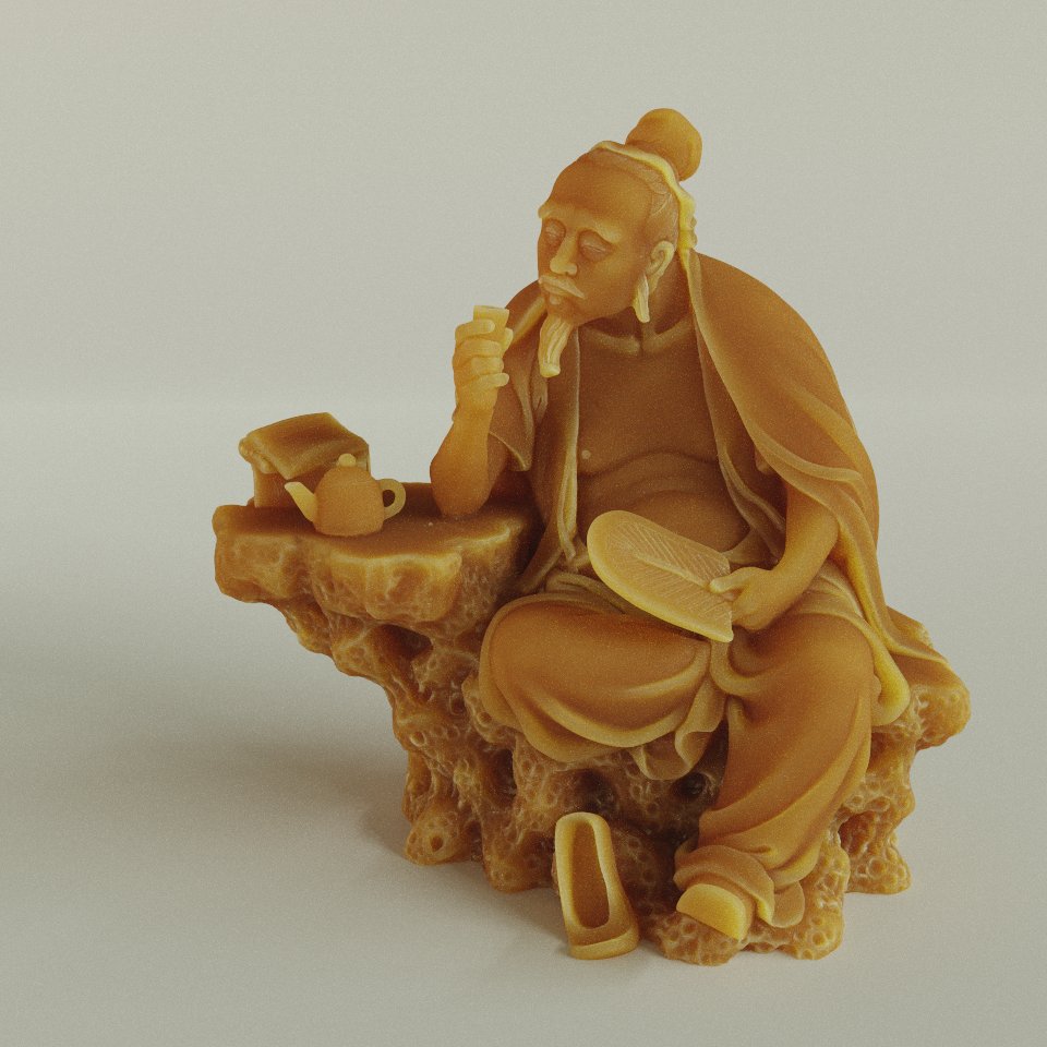 voxel raytracer on Twitter: "Random walk subsurface scattering with a Lambertian transmission ...