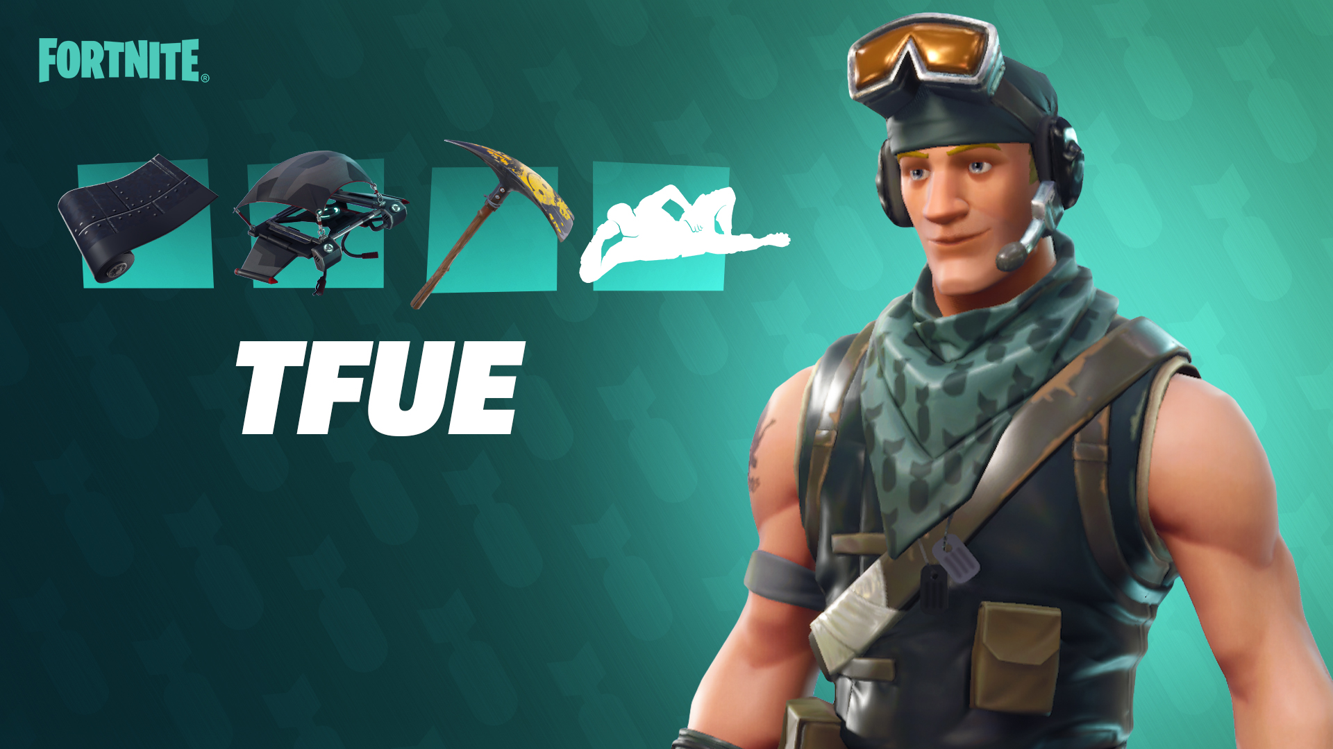 Tfue's Locker Bundle - Fortnite Bundle - Fortnite.GG Tfue's Locker Bundle - Fortnite Bundle - Fortnite.GG