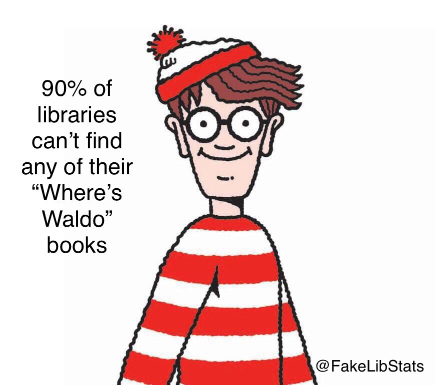 Fake Library Statistics on Twitter: