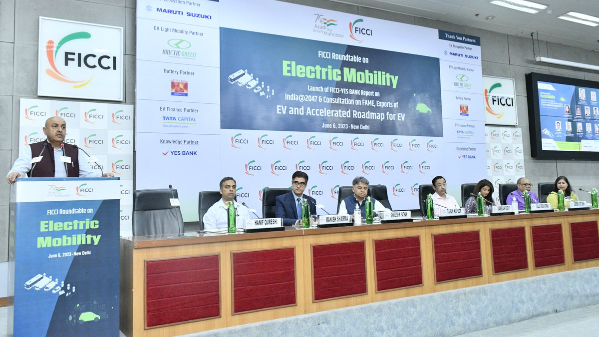 FICCI on Twitter: "India really needs to move in the direction of EVs mainly because of our ...