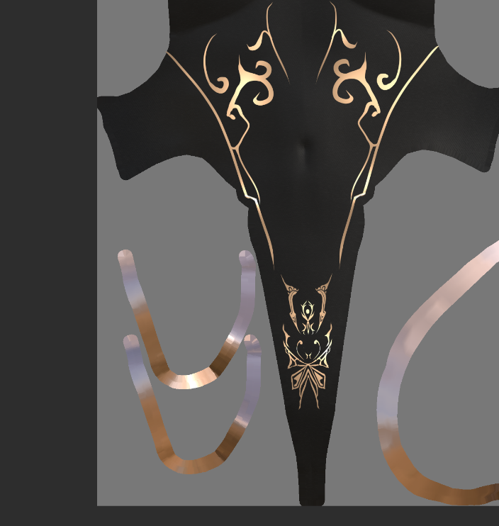 御堂ゆきみ_VRChat@BOOTH(DecoraNaige) on Twitter: "インナーの模様おっけいかな"