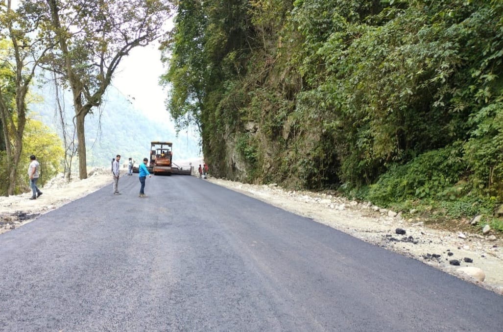 Infra News India (INI) on Twitter: "2 Laning with hard shoulders of the Arrowa-Khupa-Hayuliang ...