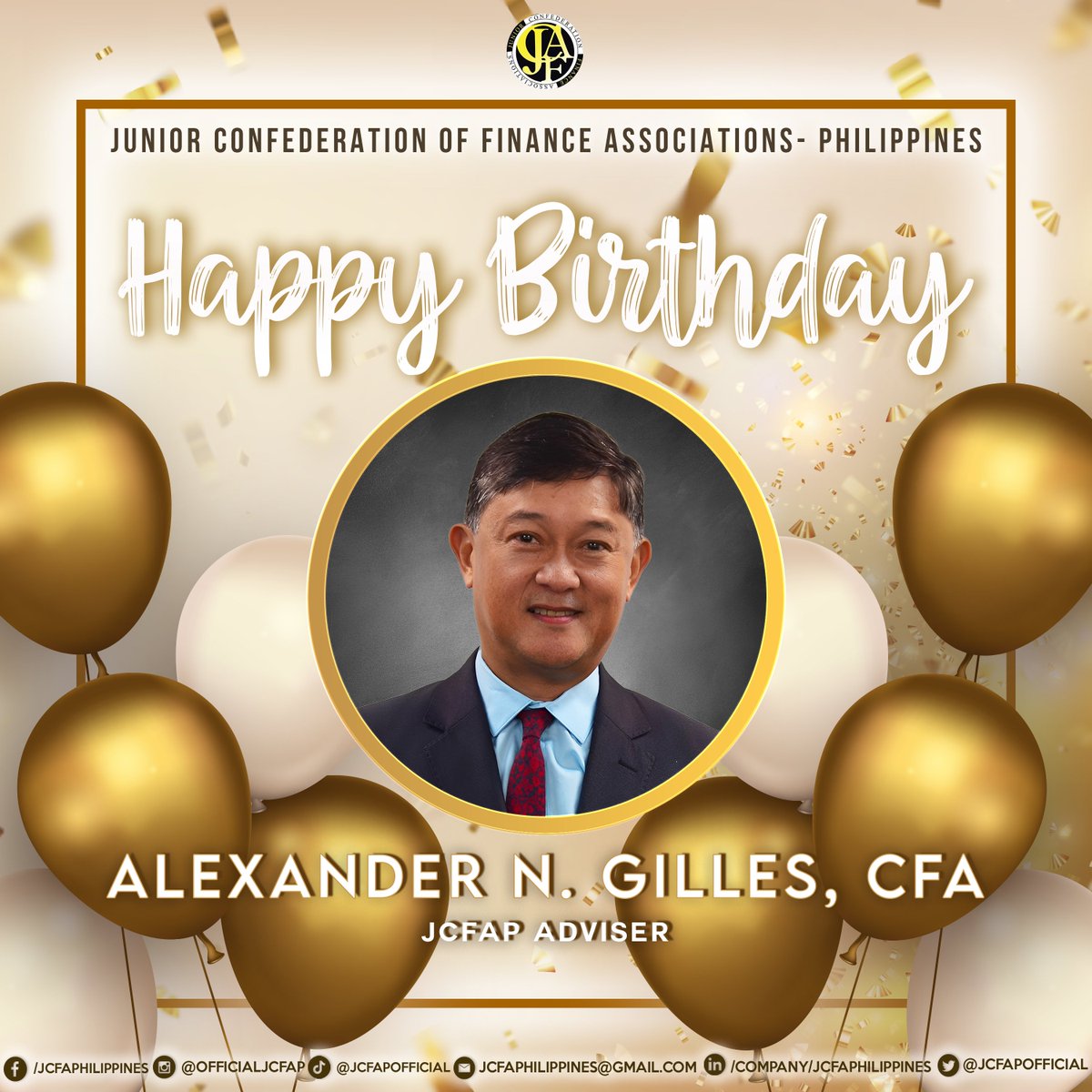 JCFAP on Twitter: "Happy birthday to one of our beloved Board of Advisers, 𝗠𝗿. 𝗔𝗹𝗲𝘅𝗮𝗻𝗱𝗲𝗿 𝗡 ...