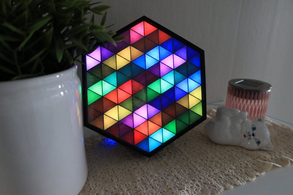 PCBWay on Twitter: "Creating a Stylish #Triangular Pixels #LED #Clock Using WS2812 Leds and ...