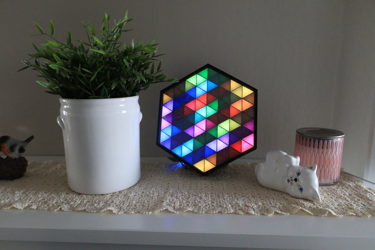 PCBWay on Twitter: "Creating a Stylish #Triangular Pixels #LED #Clock Using WS2812 Leds and ...