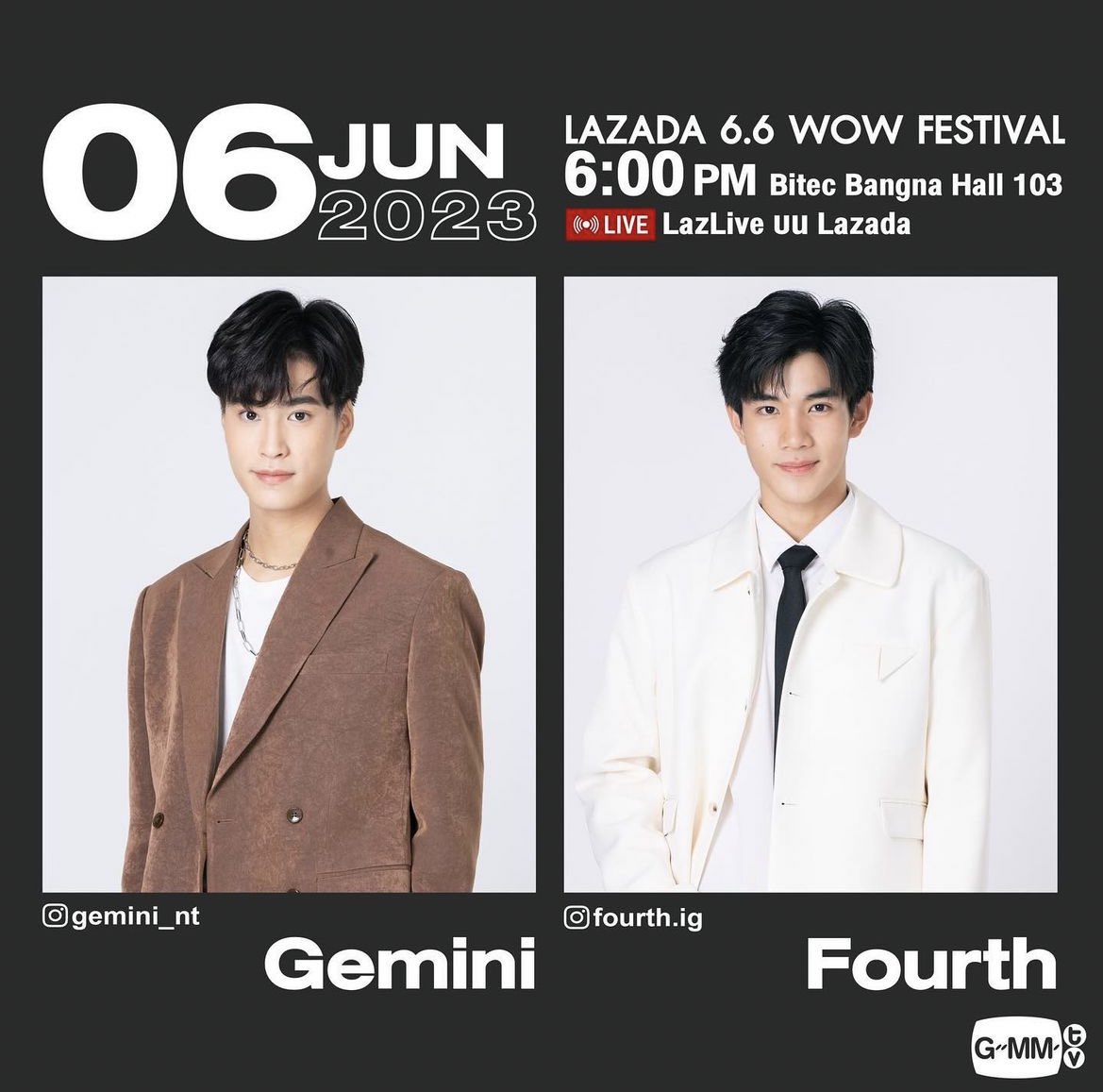 GEMINIFOURTH COUNCIL on Twitter: "📢 ประกาศ นัดเทรนด์ #GeminiFourth วันนี้! " Lazada 6.6 WOW ...