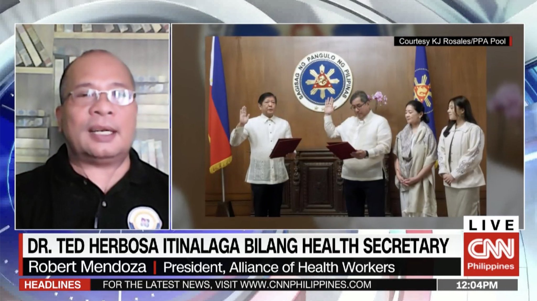 CNN Philippines on Twitter: "@iampinkywebb Alliance of Health Workers President Robert Mendoza ...