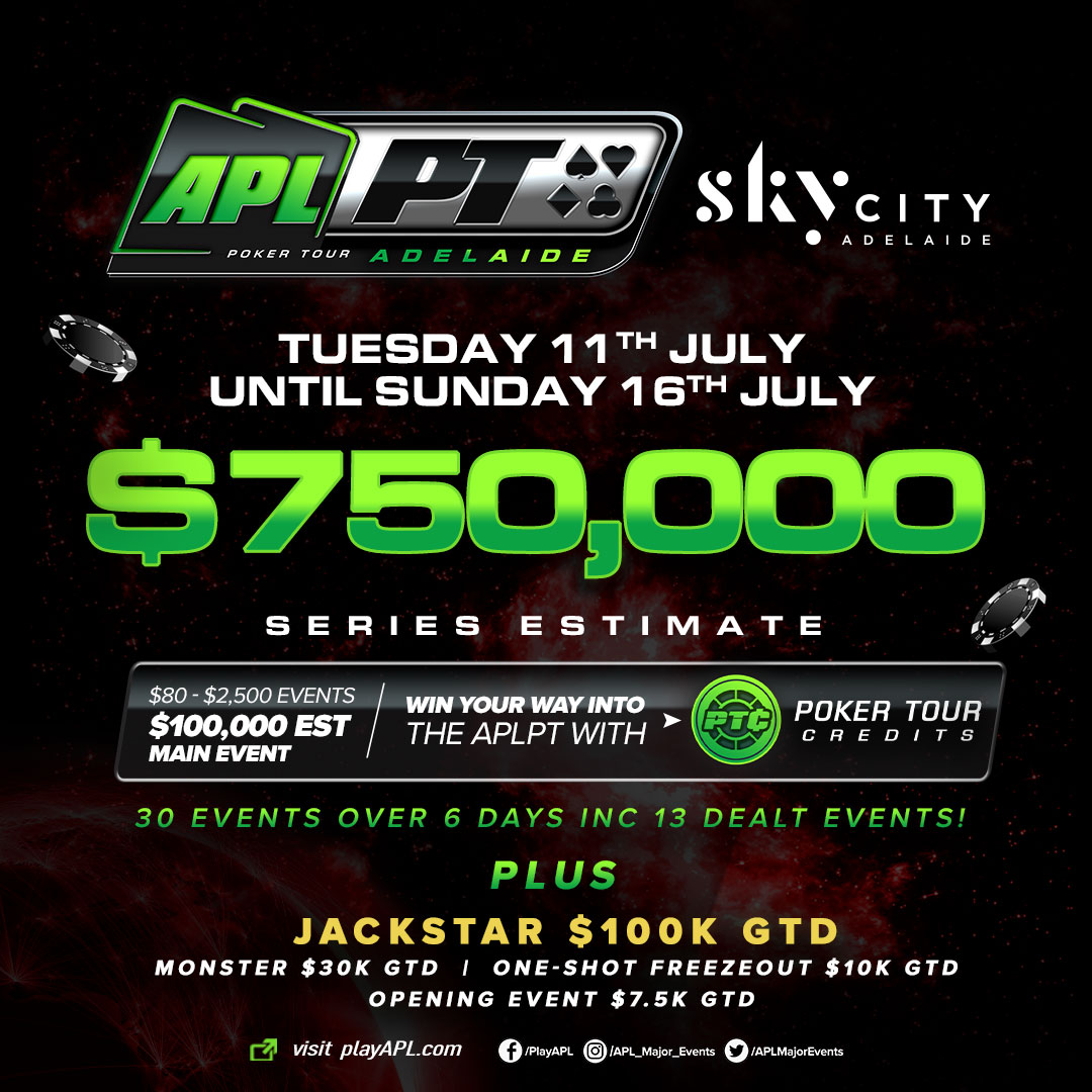 APL Major Events on Twitter: "Here it is!! #APLPT Adelaide returns to @skycityadl 11-16 July ...