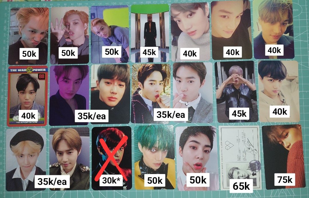 baekhyunie | mention after dm~ on Twitter: "WTS Want to Sell EXO Photocard lfb • ready ina🇲🇨 ...