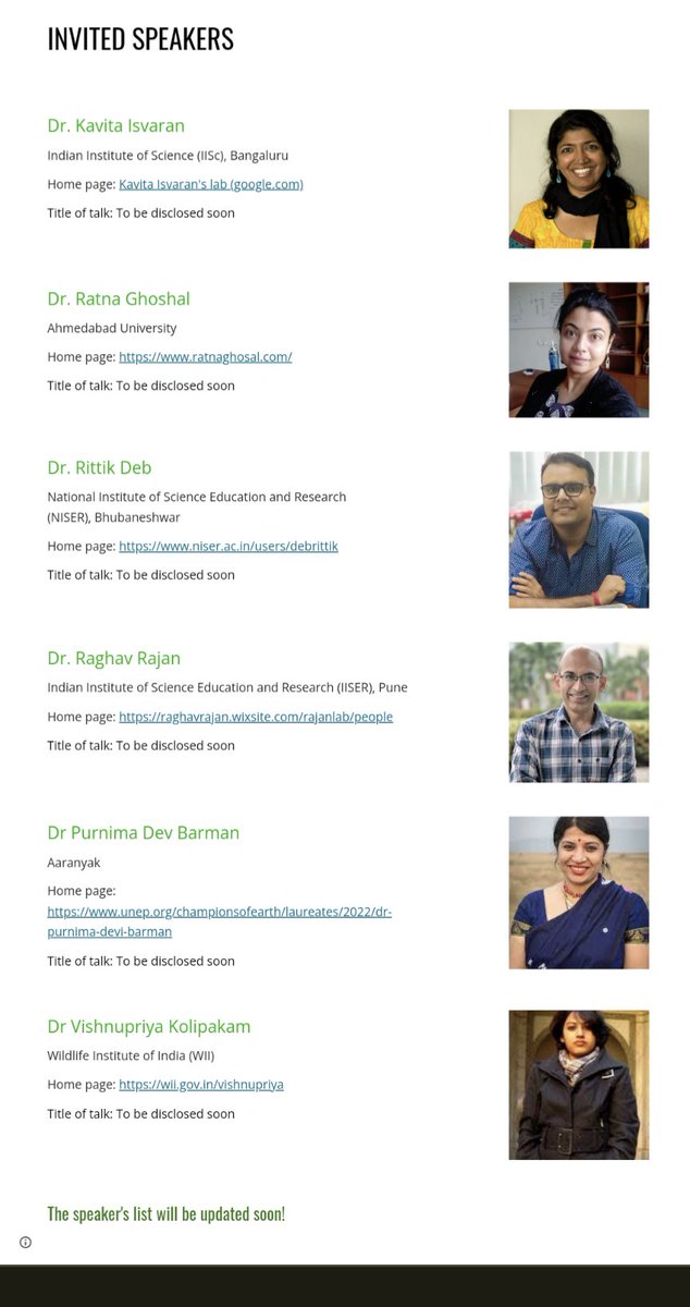 Manjari Jain on Twitter: "Moreover, speakers are in diff career stages, diversity of inst/org ...