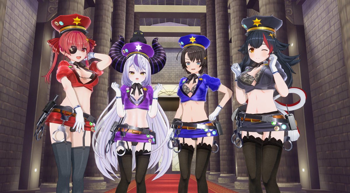 のわさび on Twitter: "エロポリス衣装 色替え4パターン完成 #COM3D2 #カスタムオーダーメイド3D2"