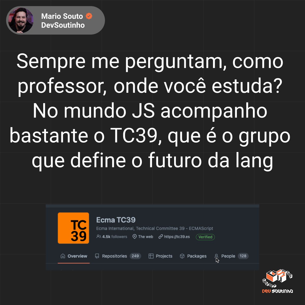 Mario Souto - DevSoutinho on Twitter: "Sabia que você pode estar por dentro de tudo o que VAI ...