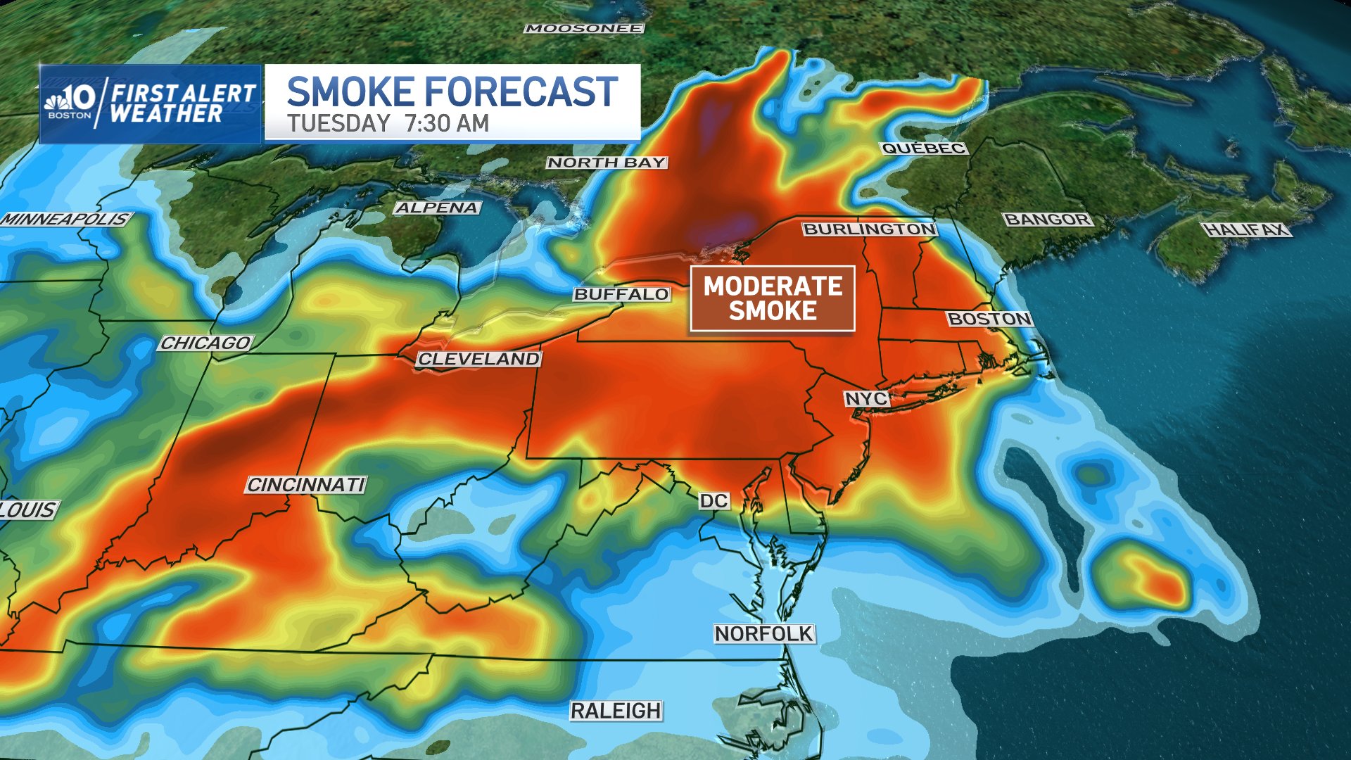 Western Wildfires Map