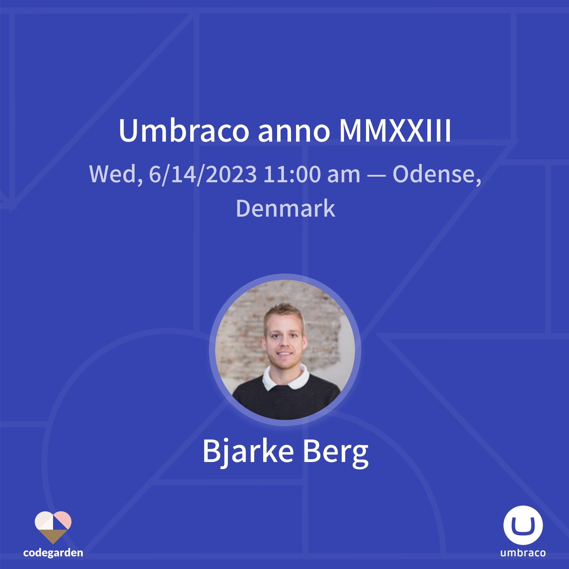 Umbraco HQ on Twitter: "Do you know that you can join parts of #Codegarden online for free? With ...