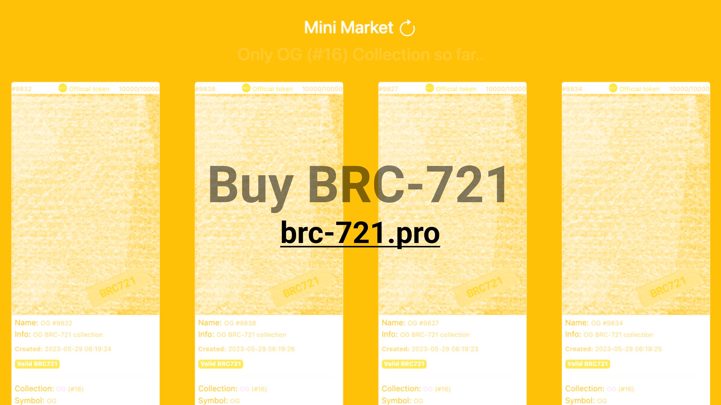 BRC-721 🟠 (@BRC721_pro) / Twitter