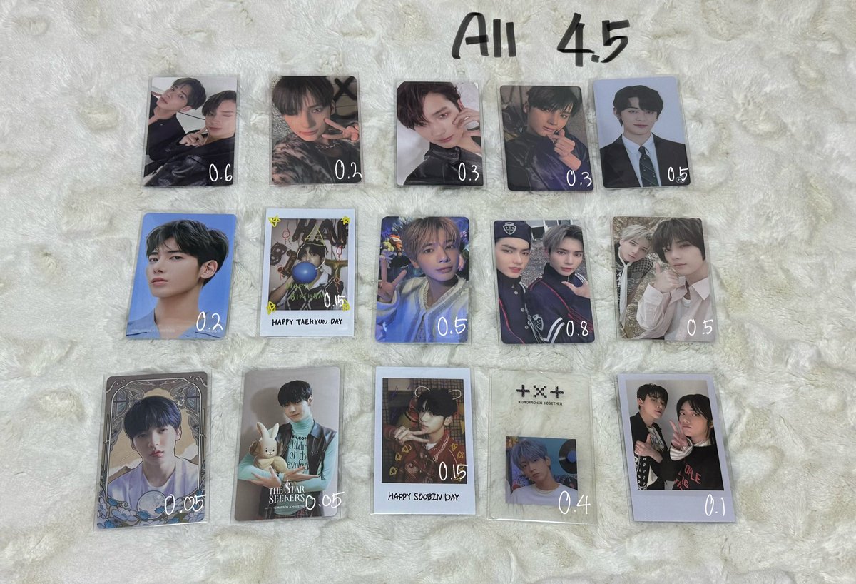 거래계메인트 확인 On Twitter 투바투 포토카드 양도 범규 수빈 연준 휴닝 태현양도 럭드 앨포 디마뮤 파오이 파스테 엠투유 데코키트 멤버십 마녀공장 템테이션