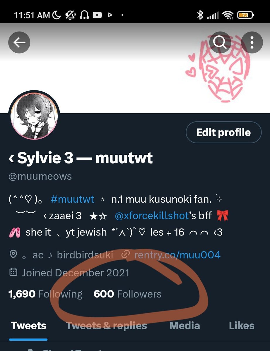 Sylvie 3 — muutwt on Twitter: "B4 ANYONE UNFOLLWS THAMK U FOR 6 OOMFS. ILY ALL"