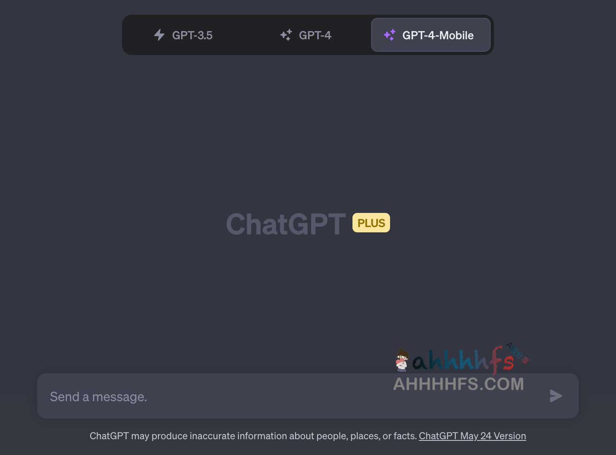 ahhhhfs on Twitter: "ChatGPT开启GPT4不限次数使用插件：GPT4 Mobile 插件取自iOS客户端的GPT4模型 👉https://ahhhhfs.com ...