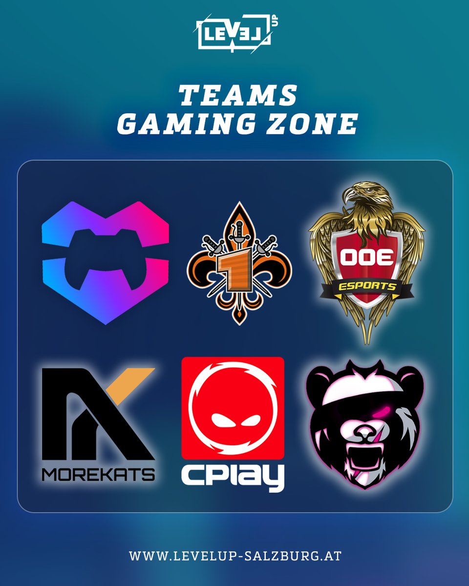LEVEL UP on Twitter: "Willkommen in der Team Zone! Diese Teams und Orgas erwarten euch bei LEVEL ...