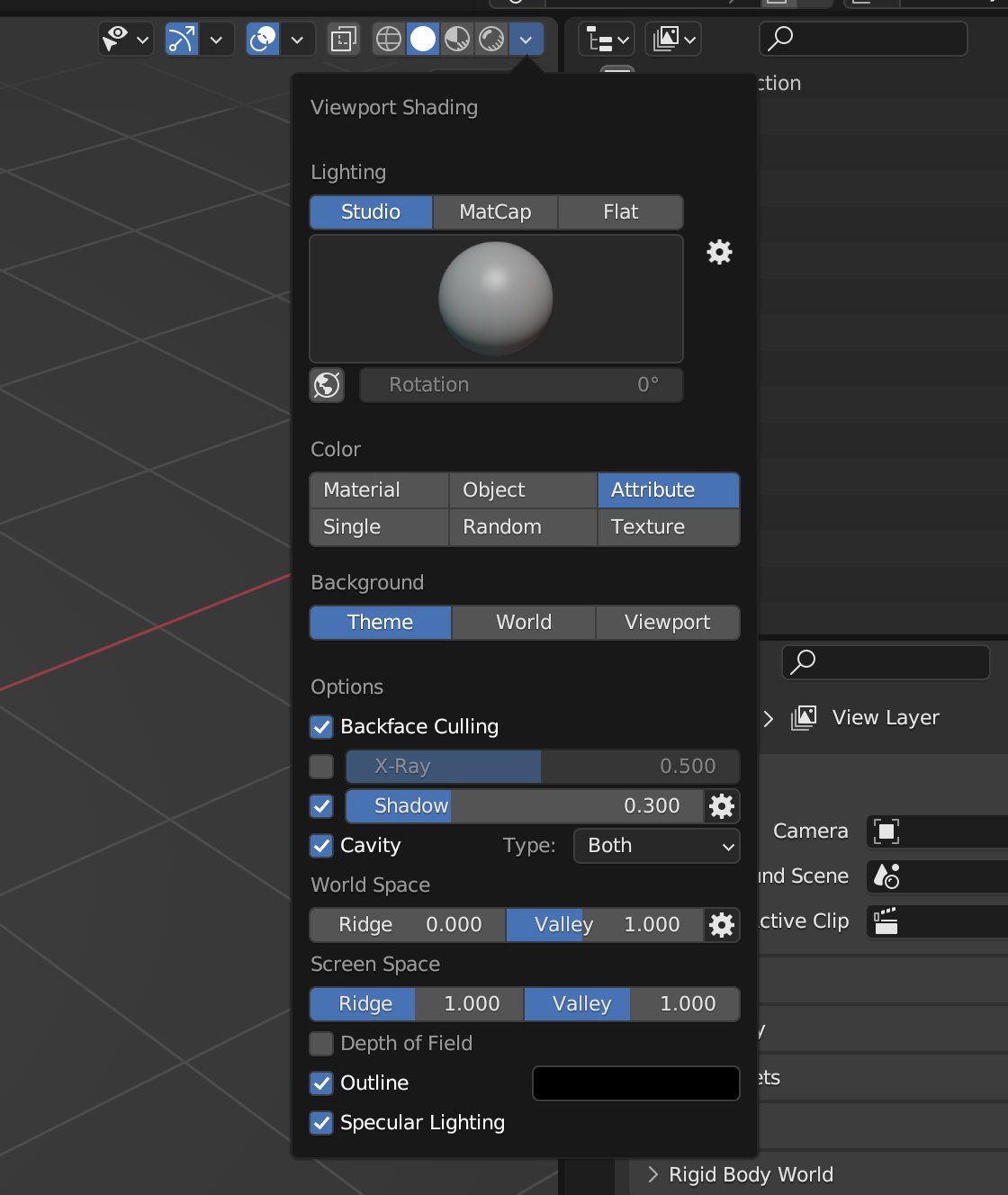 passivestar on Twitter: "@Kruithne cavity in viewport shading https://t.co/lfyE1rAQ3a" / Twitter