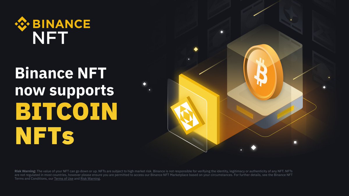 CryptoDuck 🔴 on Twitter: "Binance NFT Marketplace เปิดตัวรองรับการซื้อขาย Bitcoin NFT (Ordinals ...