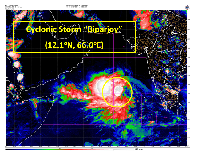 India Meteorological Department on Twitter: "Deep Depression intensified into Cyclonic Storm ...
