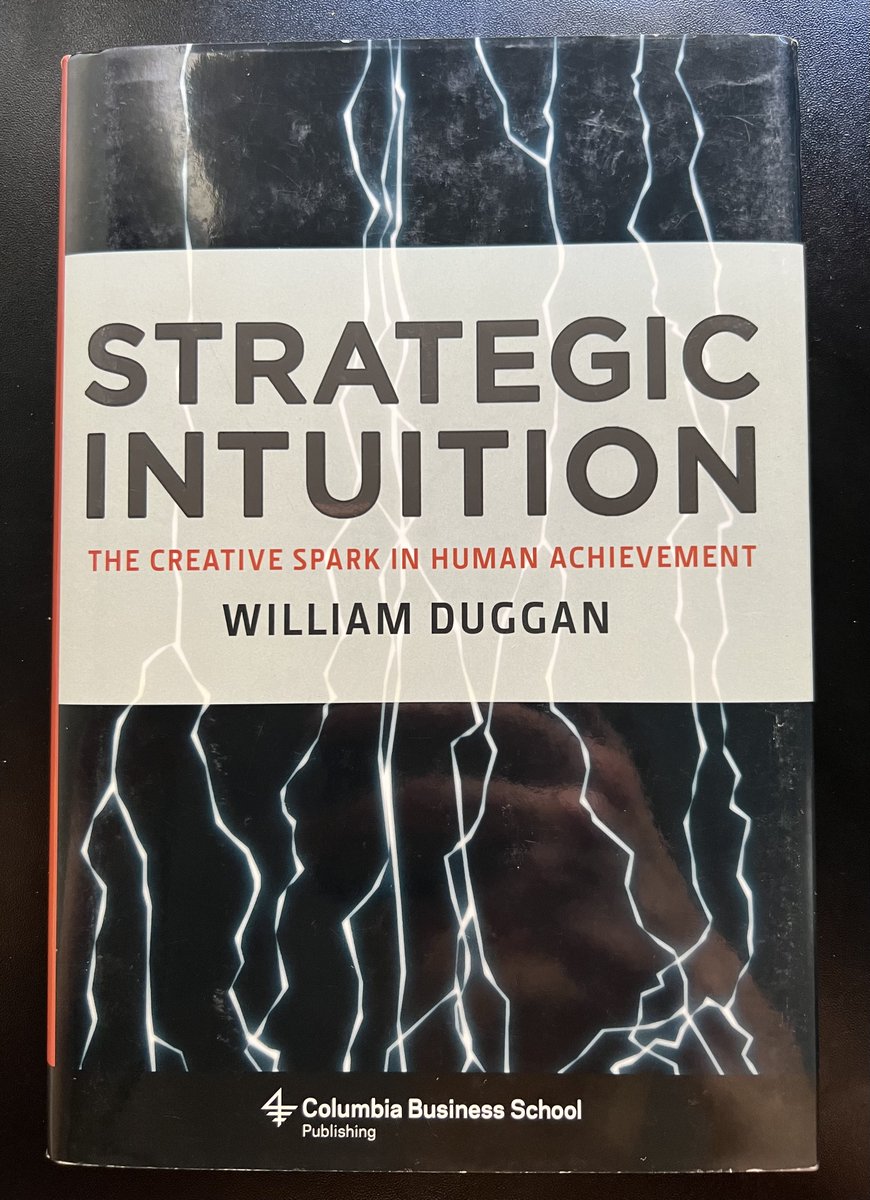 Enjoyed this book examining 'flashes of insight' and intuition, drawing ...