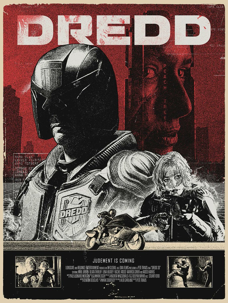 Sluts and Guts on Twitter: "Dredd (2012) #MoviePoster"