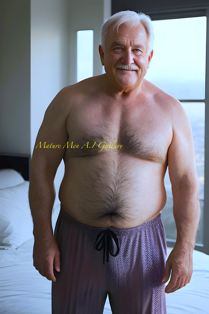 Mature Men A.I Gallery on Twitter: "Daddy Home Alone in pyjamas #gaybear #gaydaddies #gaymature ...