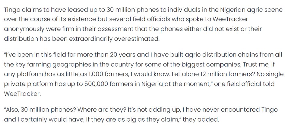 NEW FROM US: Tingo Group: Fake Farmers, Phones, and Financials—The ...
