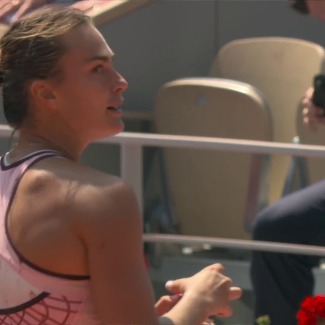 Visegrád 24 on Twitter: "The Belarusian Lukashenko-supporter Aryna Sabalenka decided to stand by ...