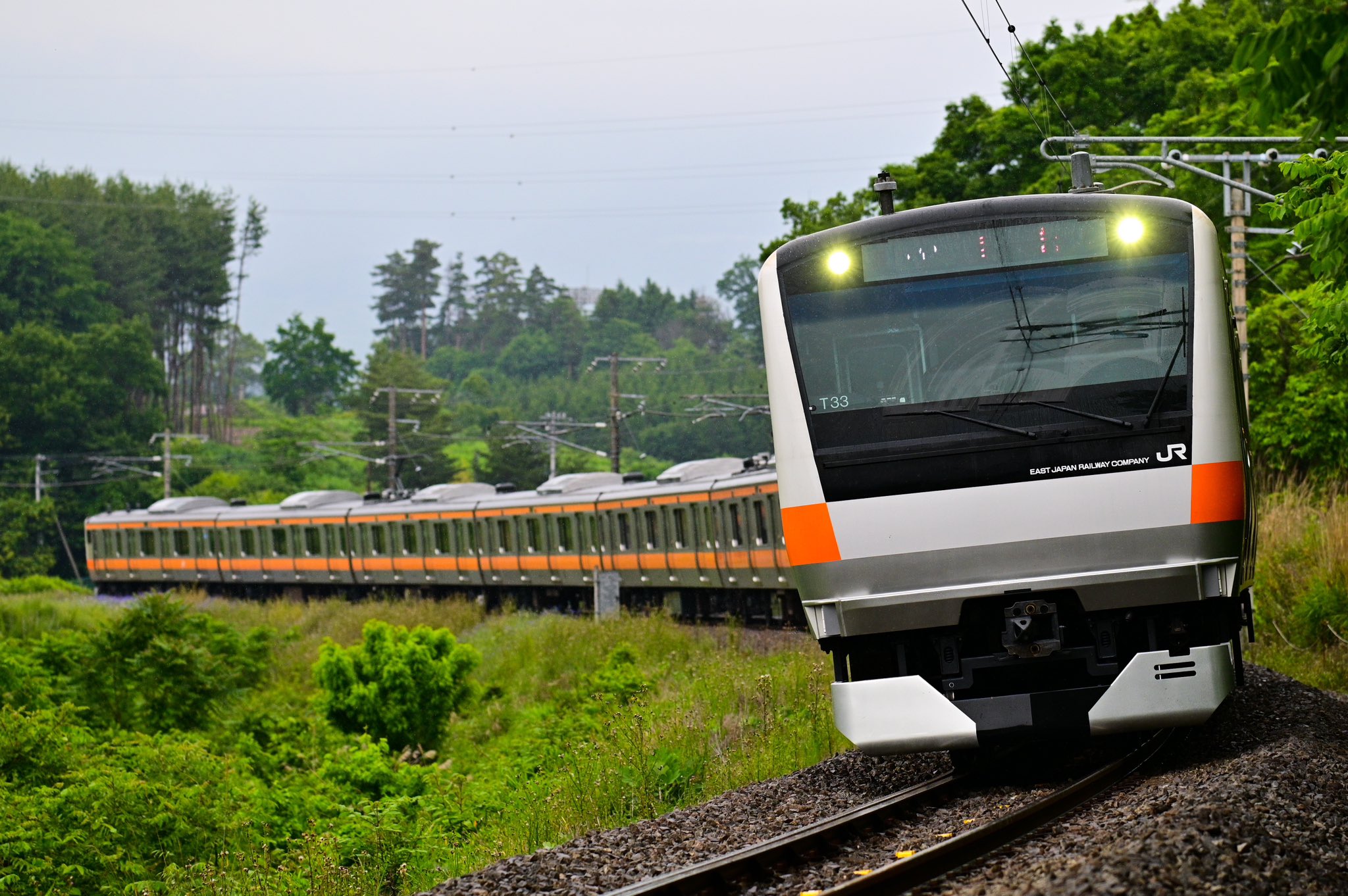 ヴィレッg on Twitter: "E233系T33編成 長野出場回送 回9440M 篠ノ井線の踏切事故の影響で4時間遅れでの通過でした https://t.co/XCh11nkJmV ...