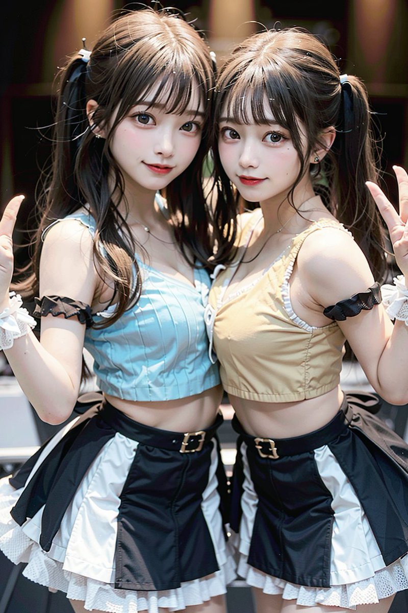 Aiがるふれ Ai Girlfriend🐰 On Twitter Wセンター💙💛 Ai美女 Aigravure