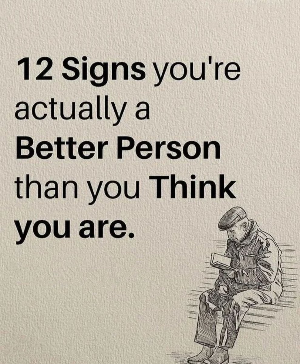 12 signs you're a better person than you think you are - Thread from ...
