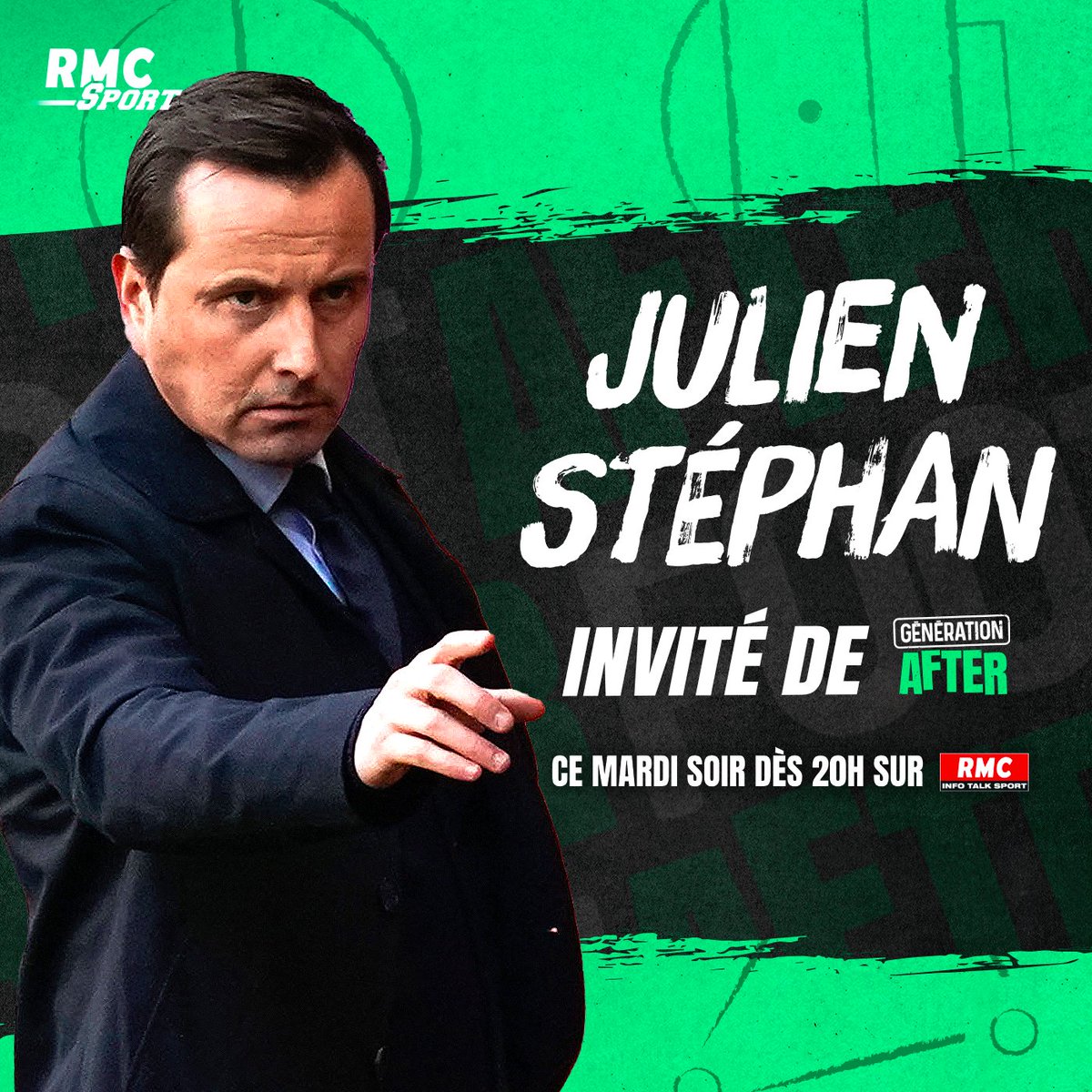 After Foot Rmc On Twitter Salut à Tous Julien Stéphan Est Linvité