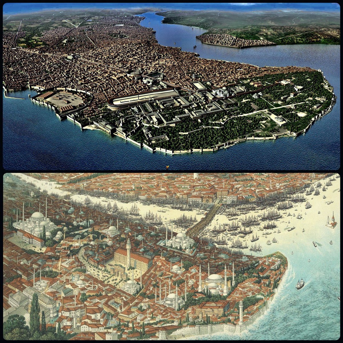 ShadowsOfConstantinople on Twitter: "Constantinople, capital of the ...