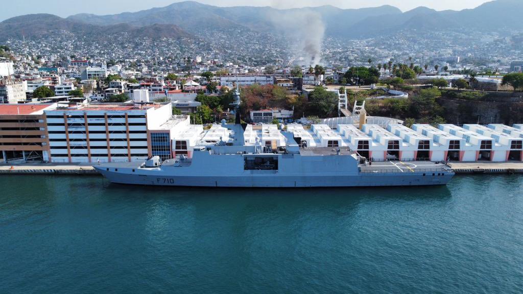 WarshipCam on Twitter: "French Navy La Fayette-class frigate FS La Fayette (F710) coming into ...