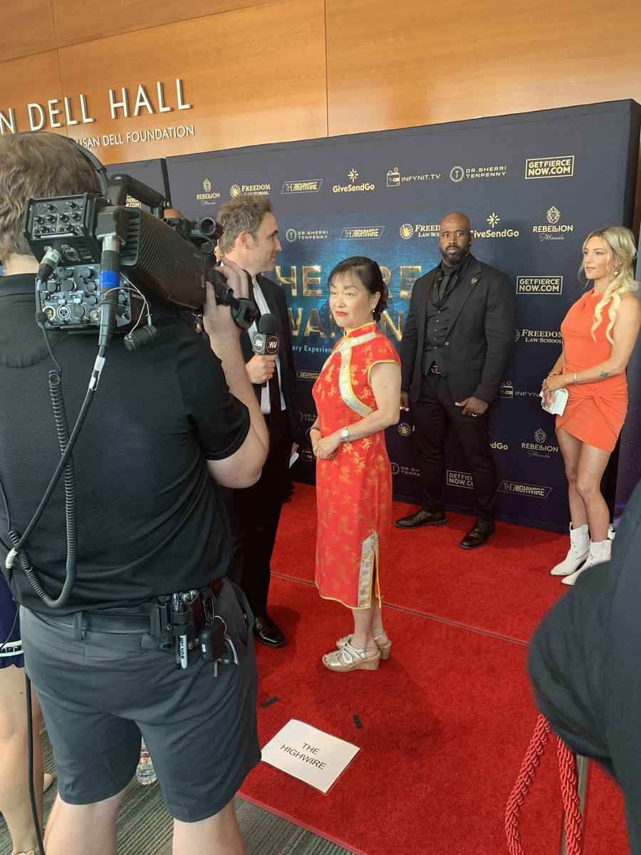 Lily Tang Williams on Twitter: "Here are some pictures from The Great Awakening premiere event ...