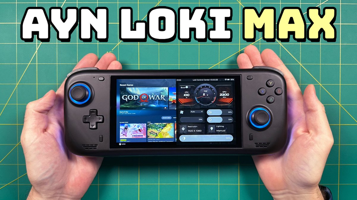 Retro Game Corps on Twitter: "New video! Here are my initial impressions of the AYN Loki Max ...
