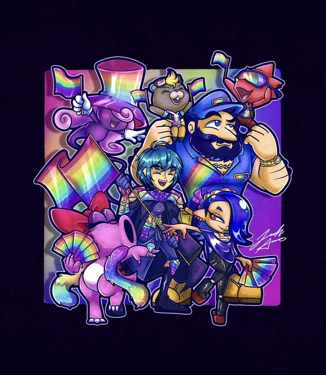 Jjames Art On Twitter 🏳️‍🌈happy Pride Month🏳️‍🌈 Love Yourself And Be
