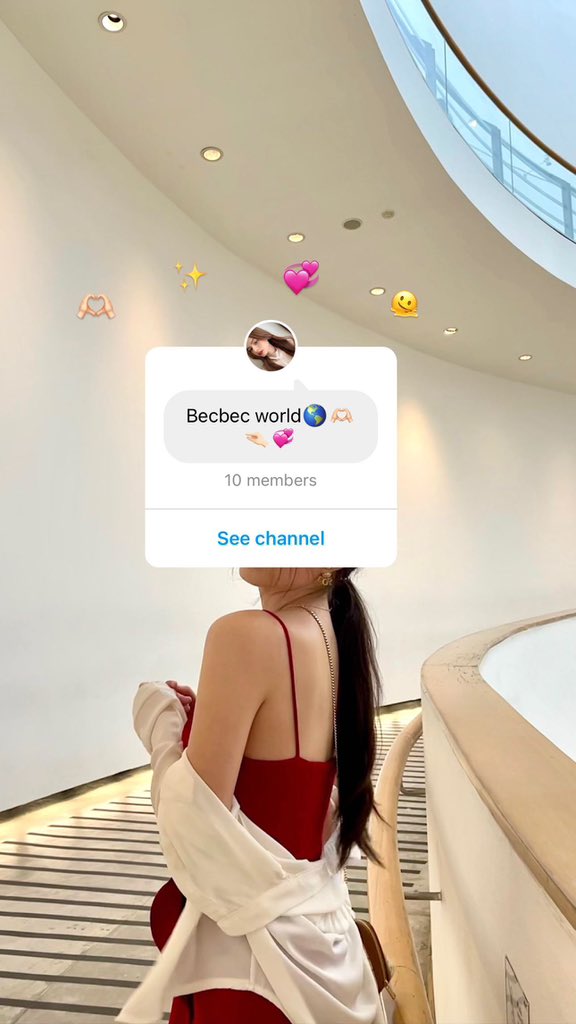 S 🦦| WE DID IT BABY on Twitter: "becbec created her broadcast channel on IG and named it “Becbec ...
